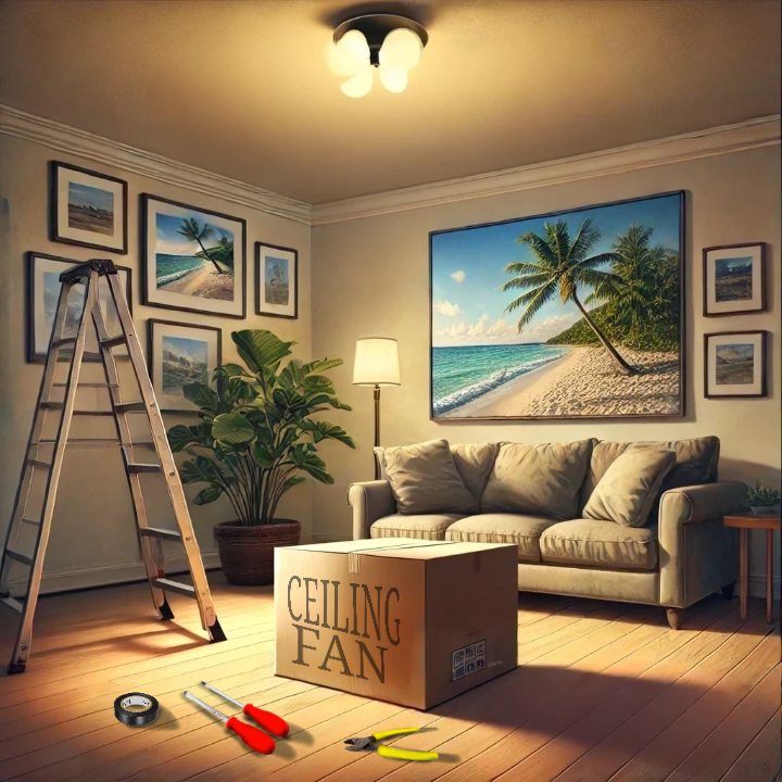 How to Install a Ceiling Fan - Tampa Bay's Handyman